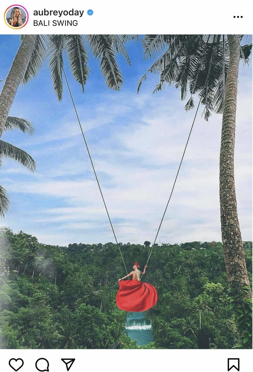 Aubrey Oday Accused Of Photoshopping Herself Into Influencers Bali Posts [photo Video]