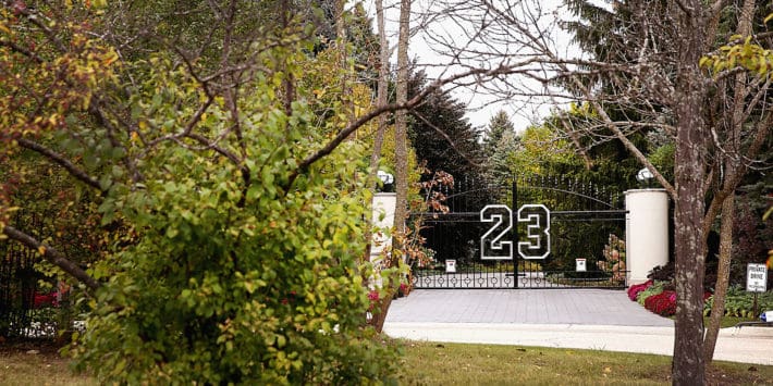 Michael Jordans House Gate